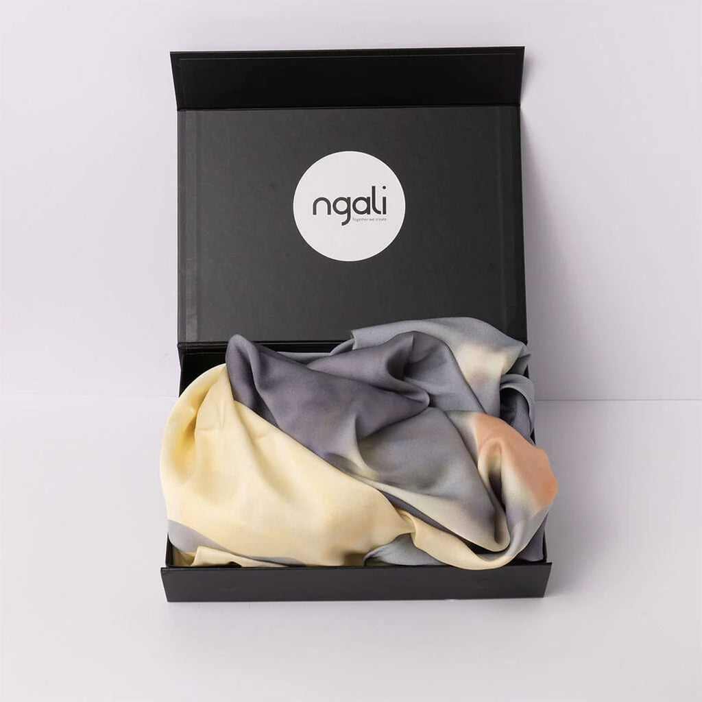 Scarf Open Spaces Silk Scarf 180cm x 100cm - Ngali – National Museum Australia