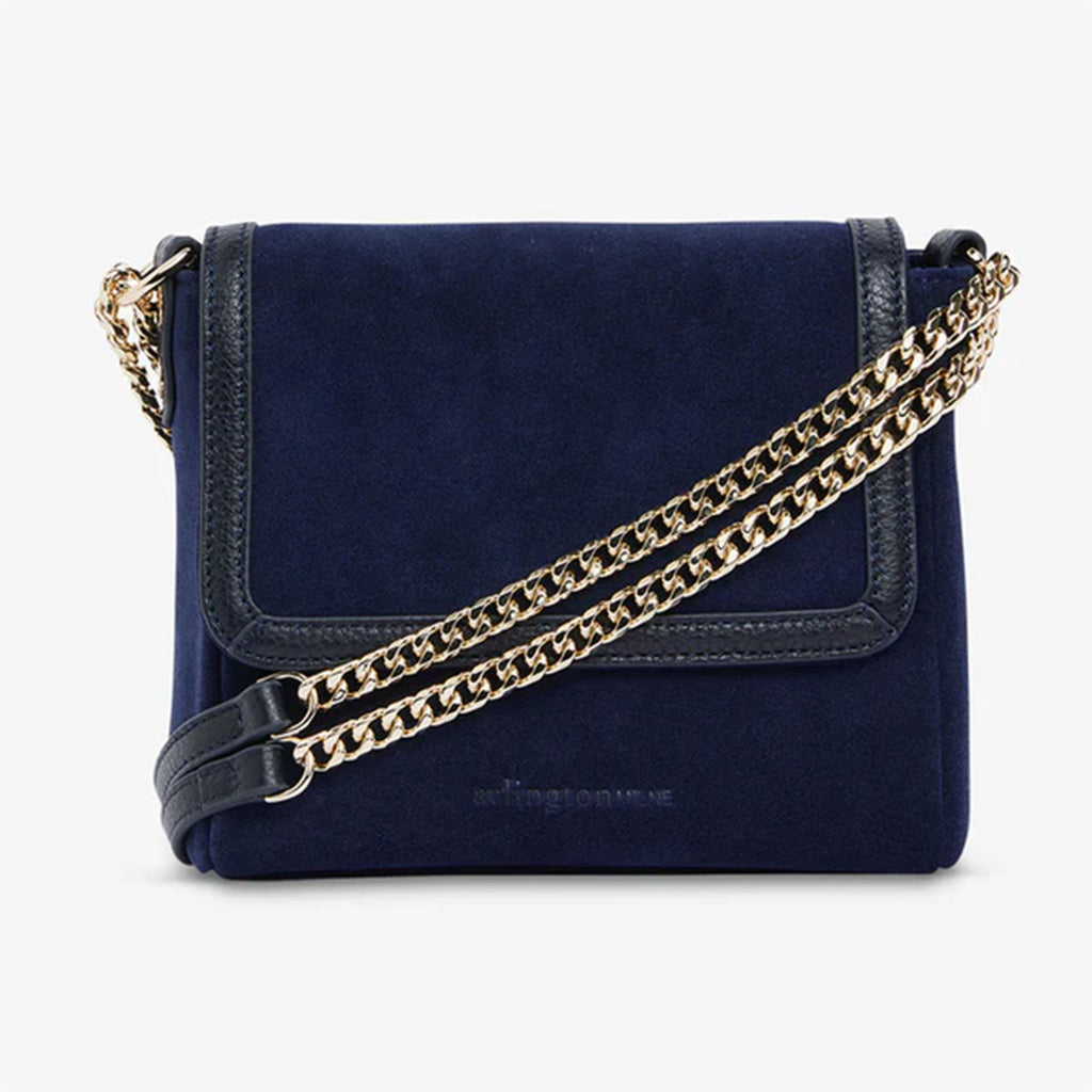 Bag AM Antonia Navy Suede - Arlington Milne – National Museum Australia