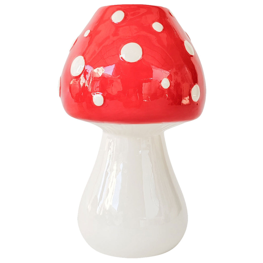 Vase Toadstool Red 19cm - Urban Products – National Museum Australia