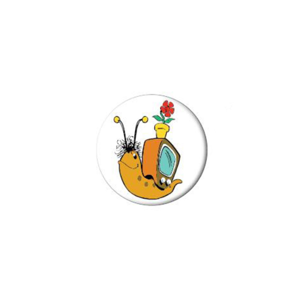 Button Badge Gus the Snail 38mm – National Museum Australia