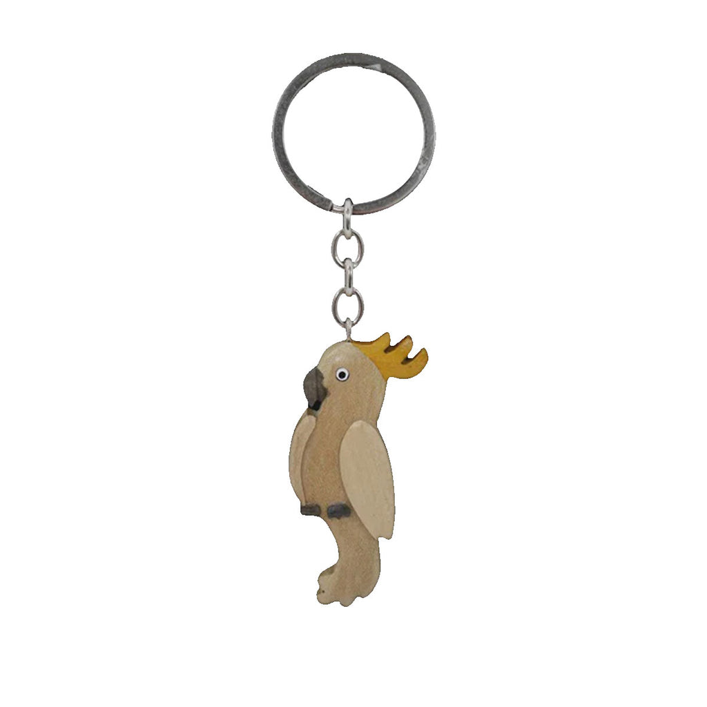 Timber Keyring Cockatoo - Wilmot Harvey – National Museum Australia