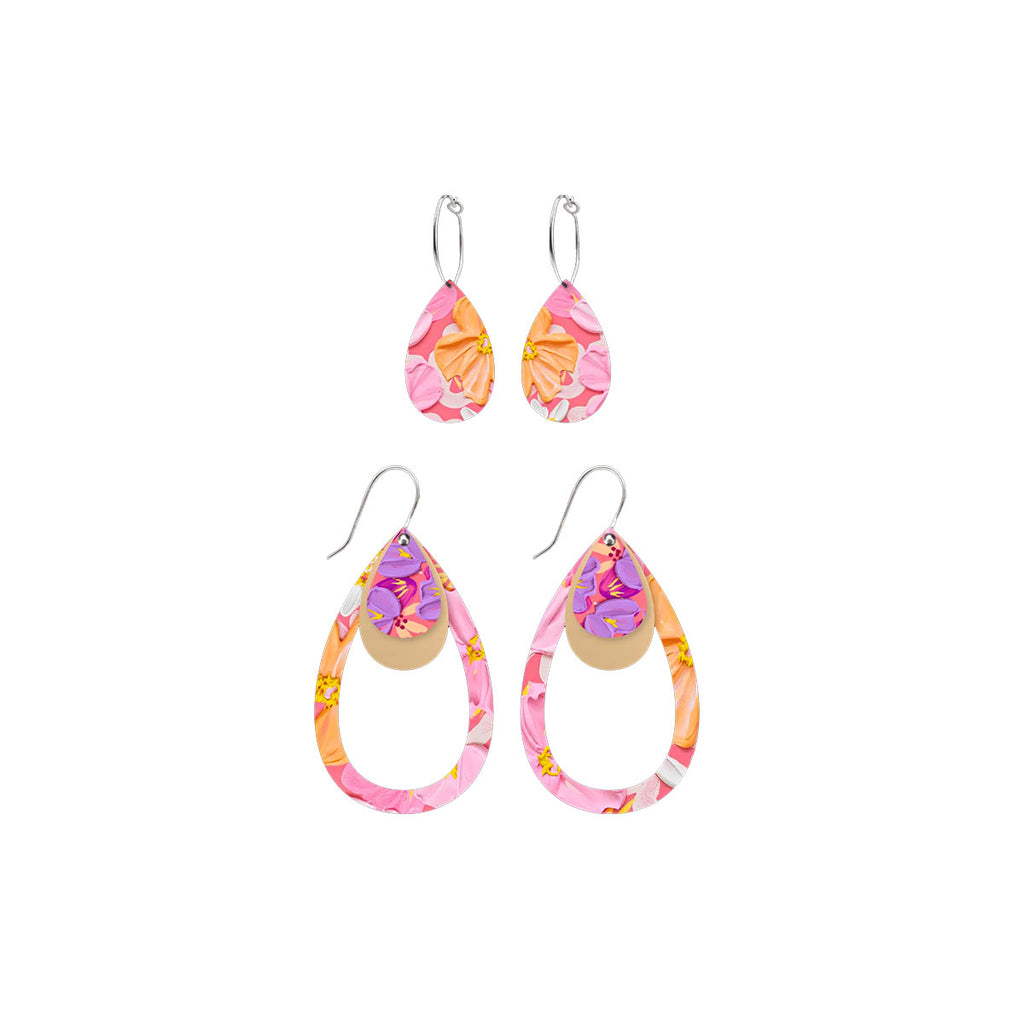 Earrings Sorbet Blooms Trinity Tear Pack - Moe Moe – National Museum ...