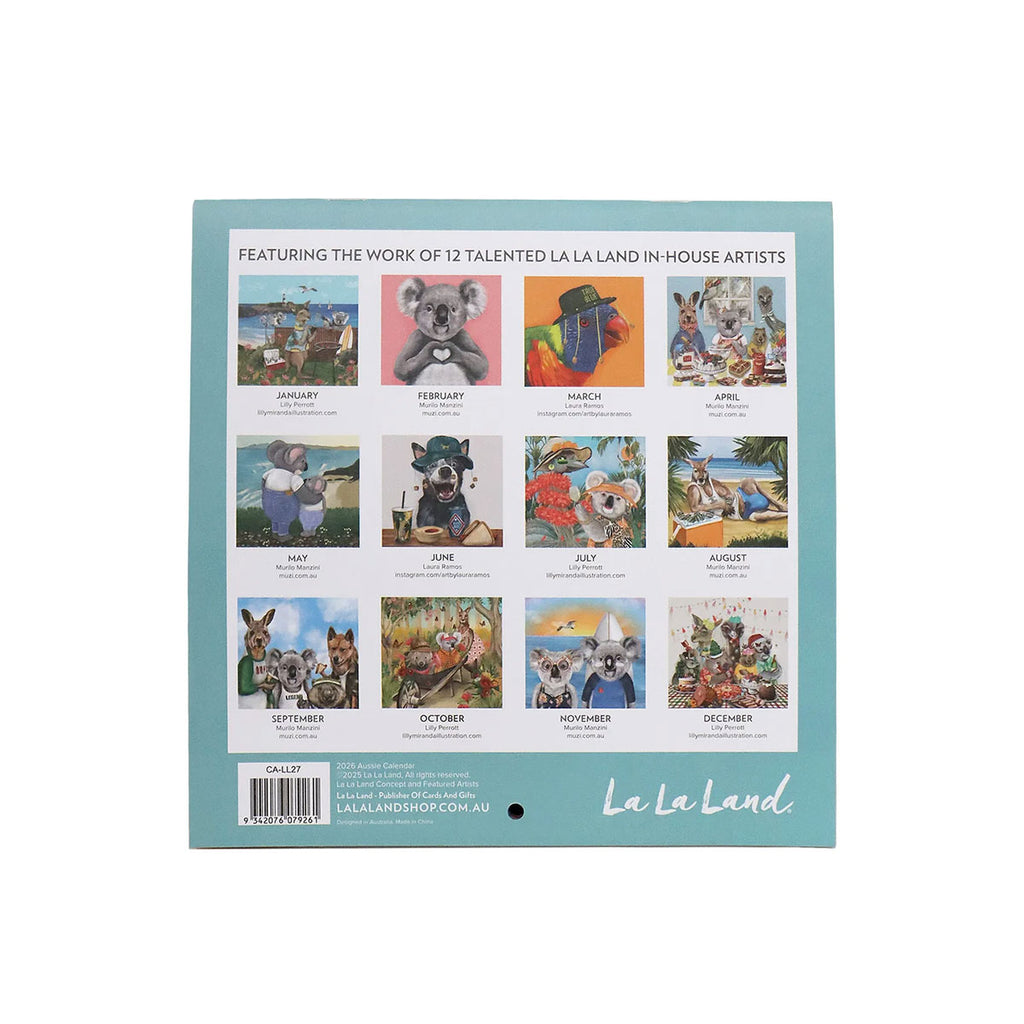 Aussie Calendar 2026 - Lala Land – National Museum Australia