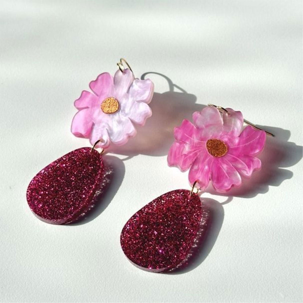 Earring Fiesta Magenta - Hagen and Co – National Museum Australia