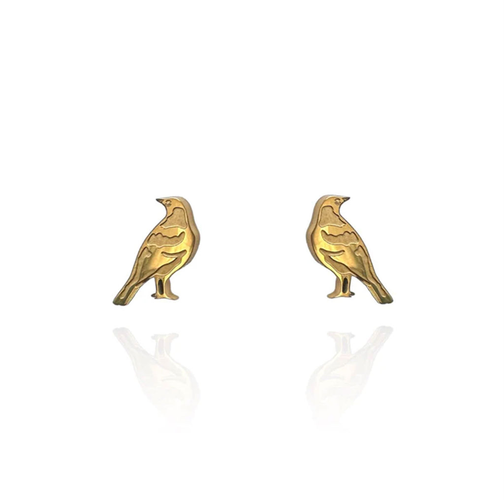 Earrings Magpie Gold Studs - Originals Lab – National Museum Australia