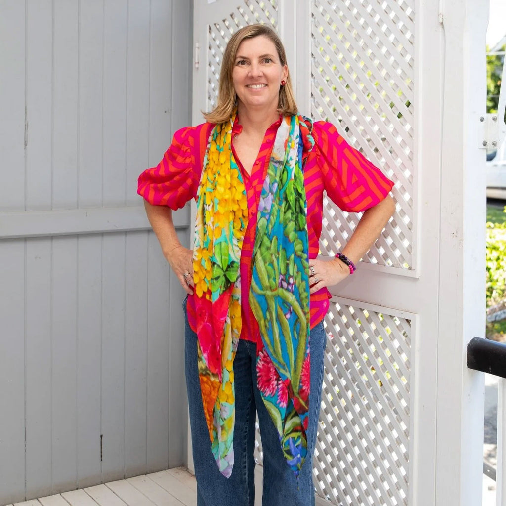 Long scarf Little Wrens - Ruby Olive – National Museum Australia