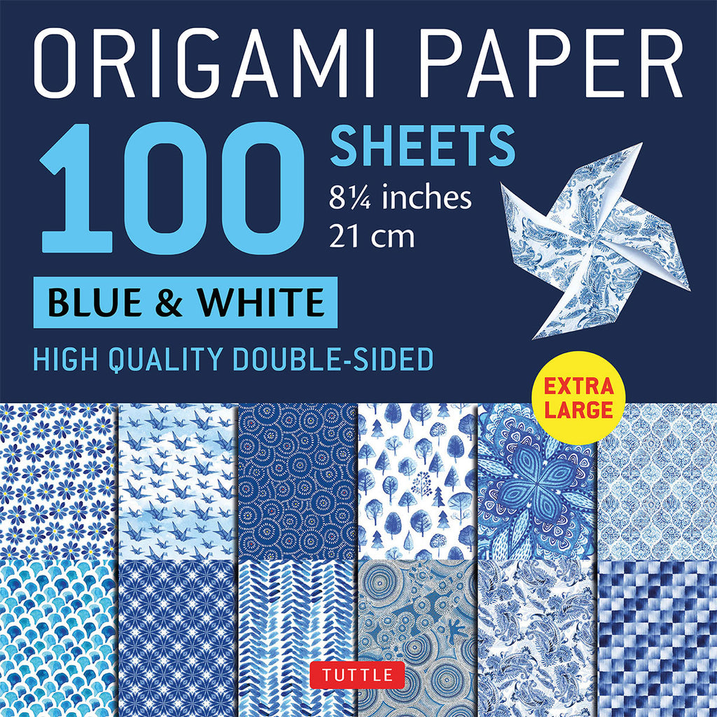 Origami Paper 100 Sheets Blue & White – National Museum Australia