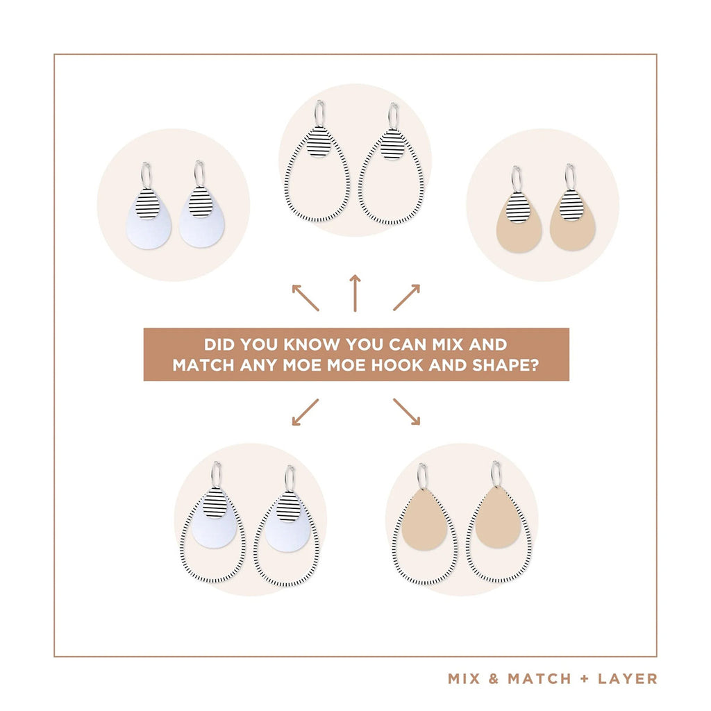 Earrings Bar Tears Stack Luxe Fusion - Moe Moe Design – National Museum ...