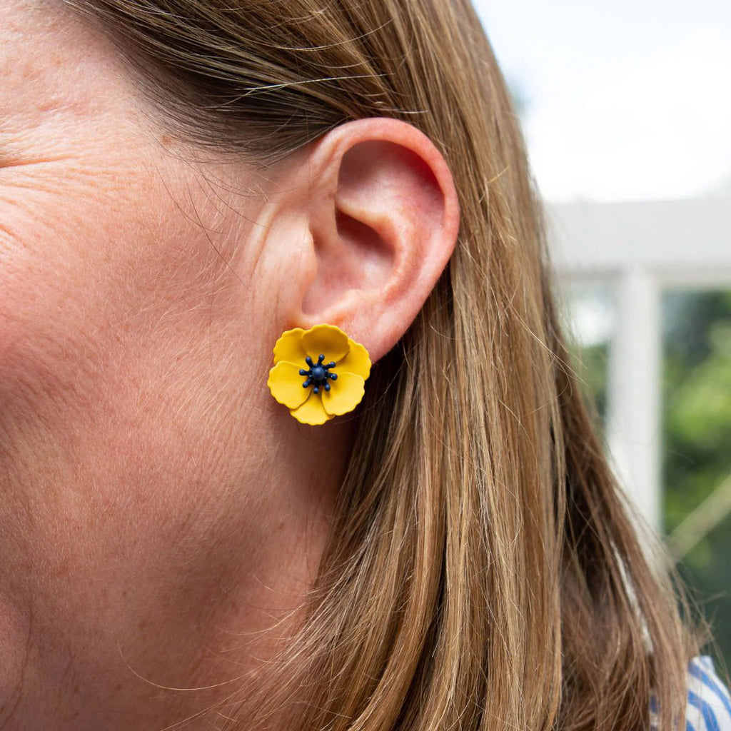 Earrings Garden Yellow - Ruby Olive – National Museum Australia