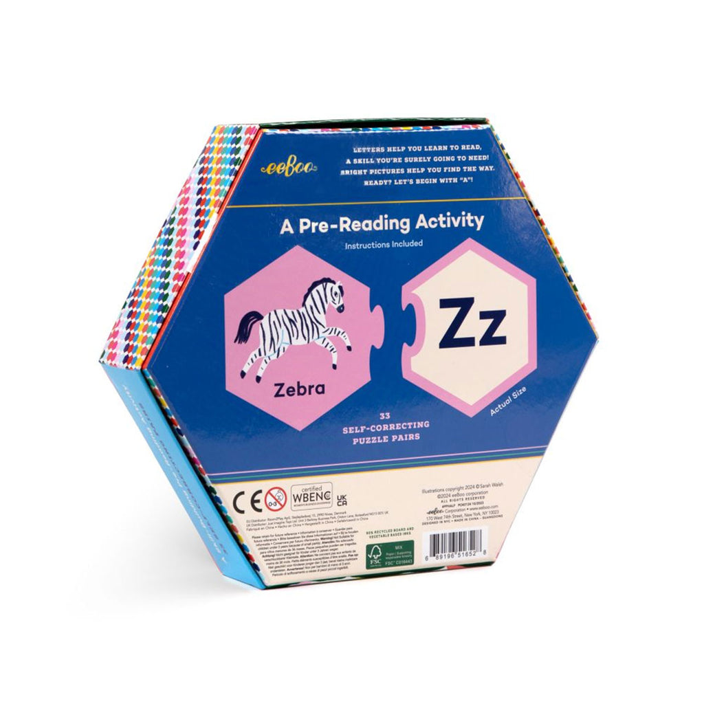 Alphabet Hexagon Puzzle Pairs - Bobangles – National Museum Australia