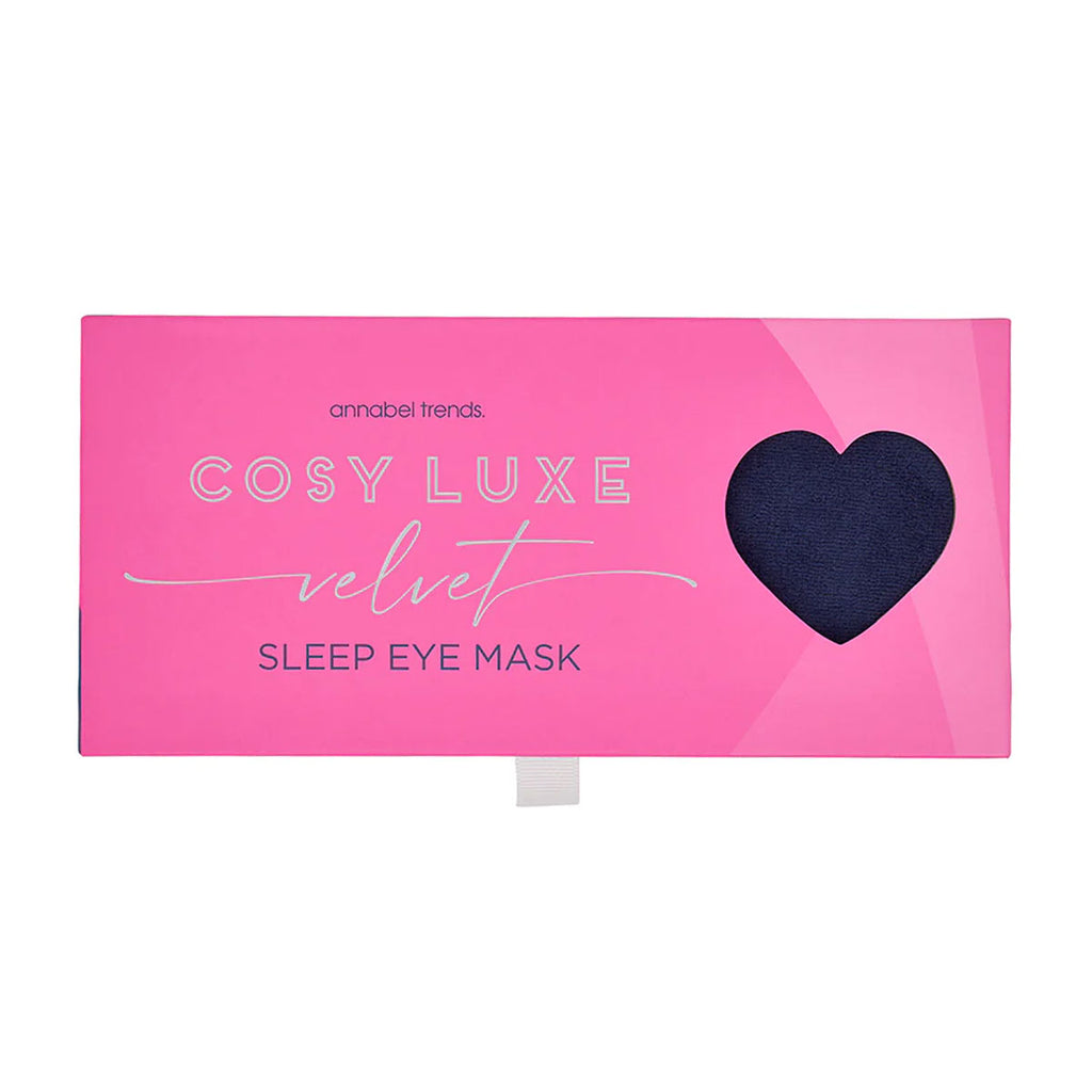 Eye Mask Velvet Sapphire Blue - Annabel Trends – National Museum Australia