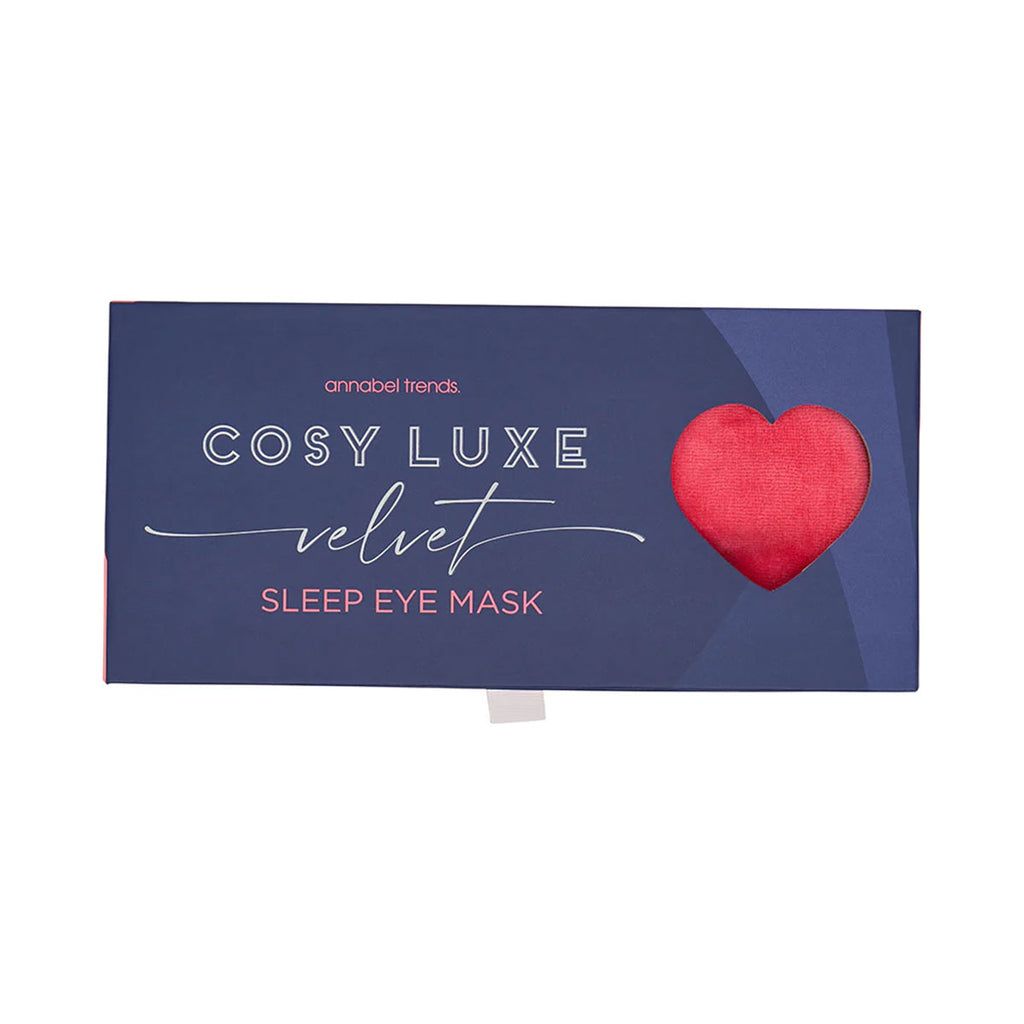 Eye Mask Velvet Pink Crush - Annabel Trends – National Museum Australia