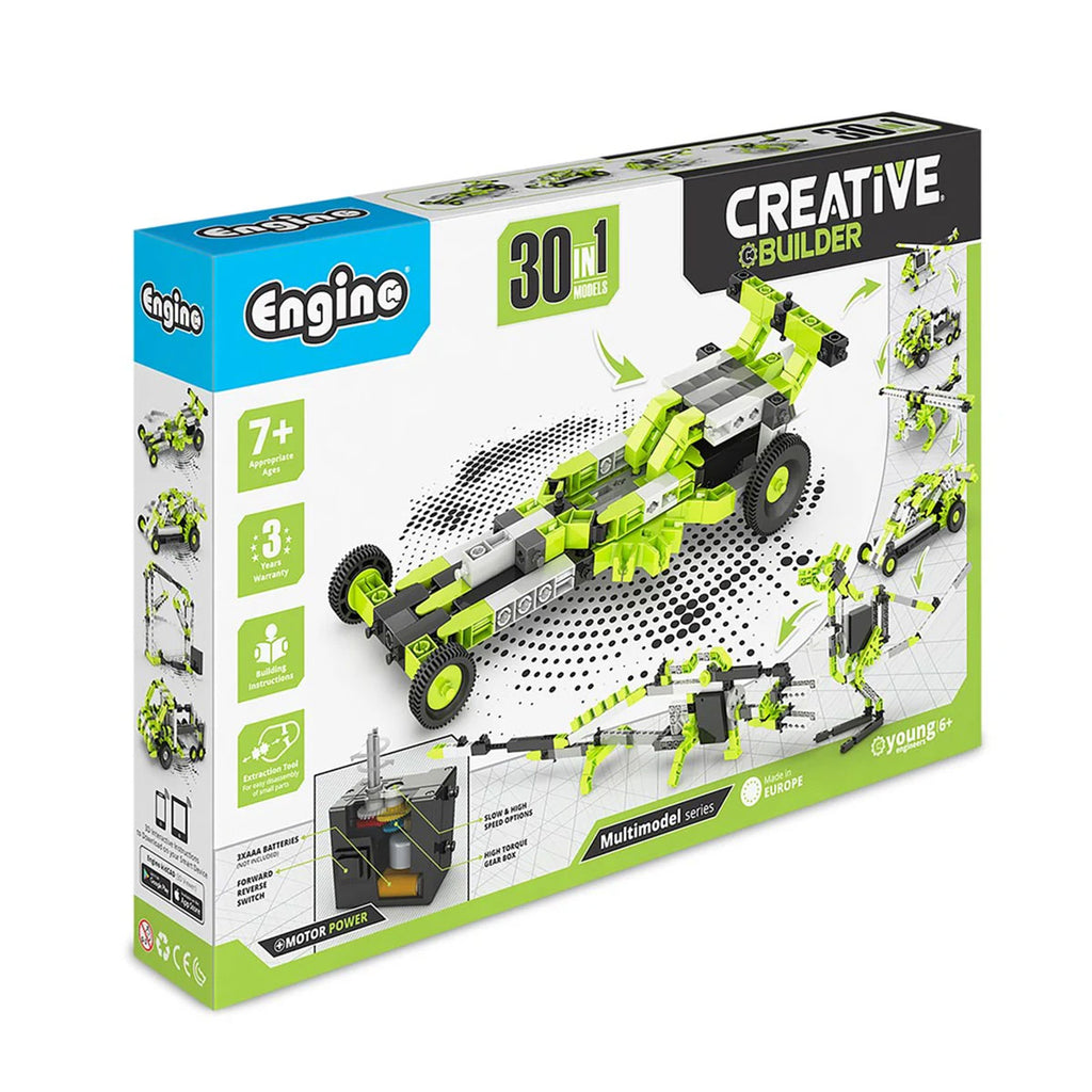 Creative Builder Motorised 20 Models Engino - Johnco – National Museum ...