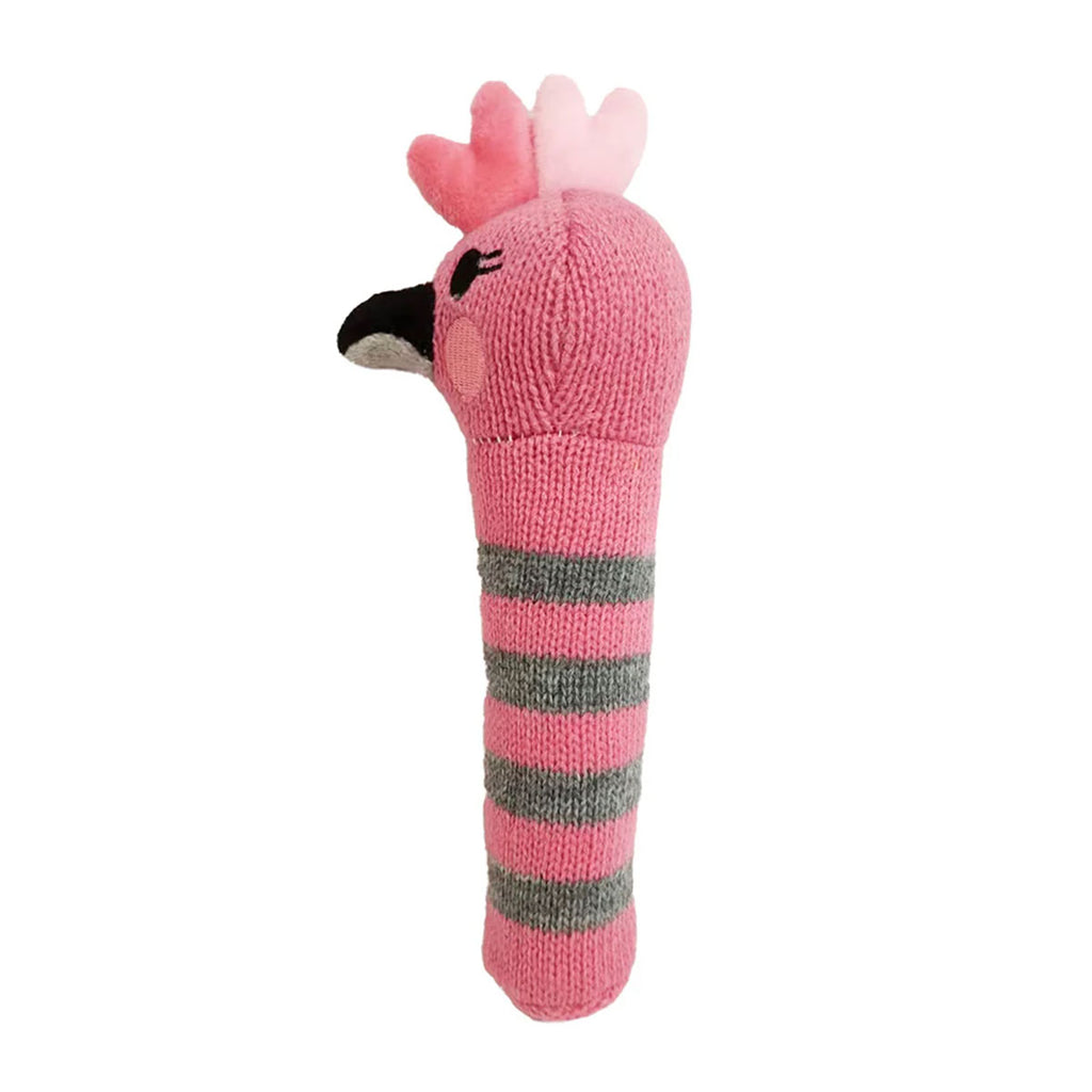 Knit Rattle Pink Galah - Annabel Trends – National Museum Australia