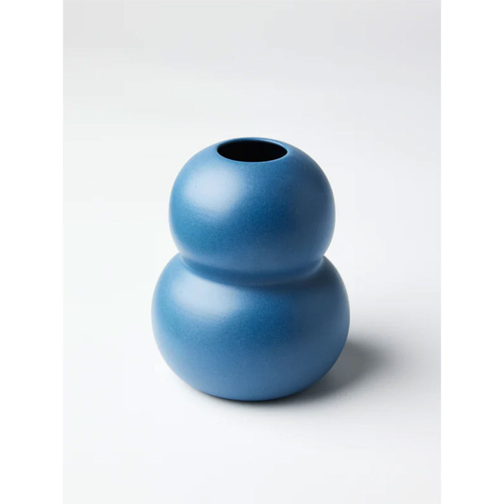 Vase Happy Double French Blue - Jones and Co – National Museum Australia