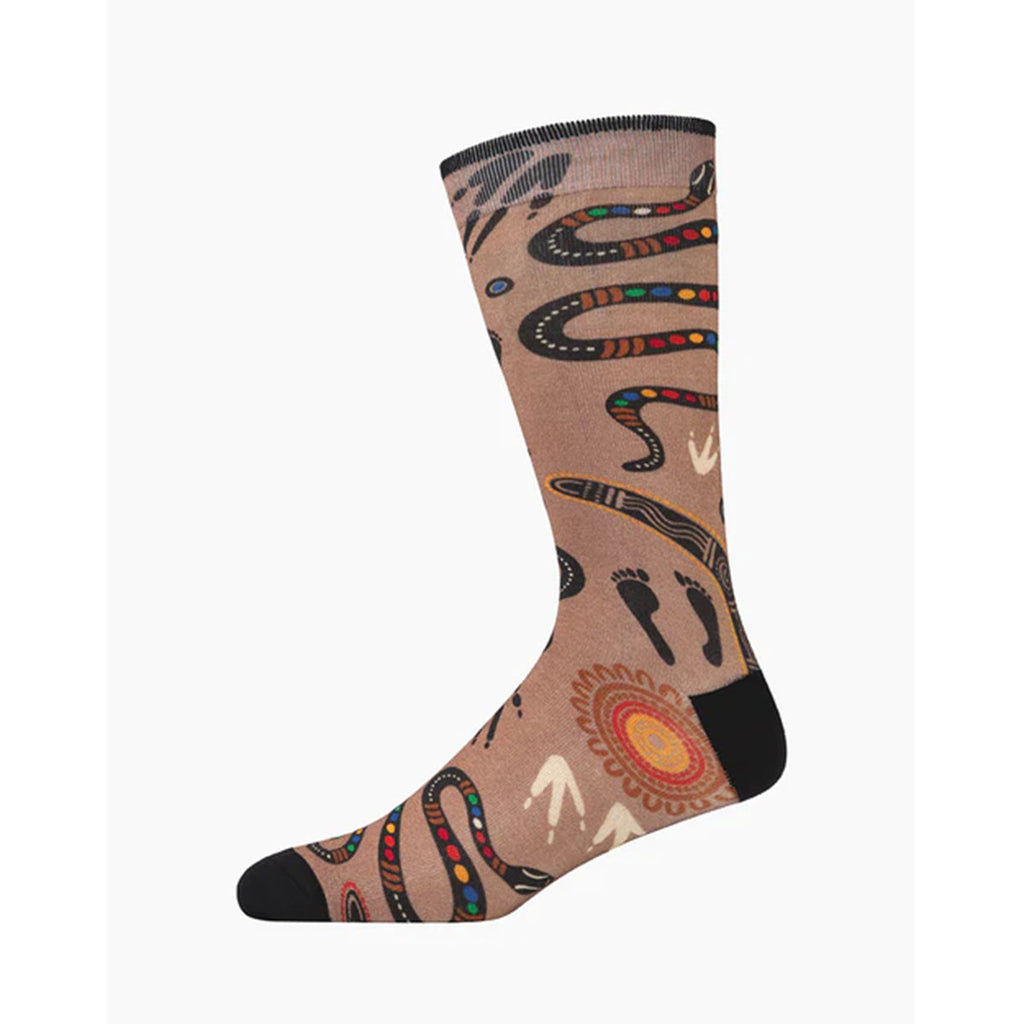 Sock Native Australia Dreamtime Sand R7-11 - Pussyfoot Socks – National ...