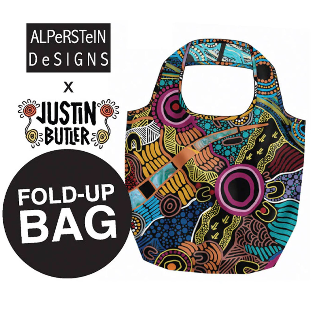 Fold Up Bag Justin Butler - Alperstein Designs – National Museum Australia