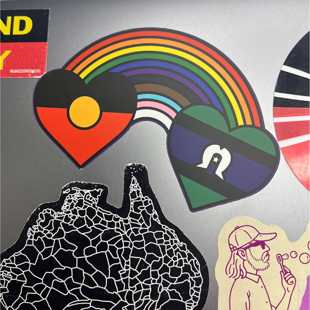 Sticker Rainbow Mob - Clothing the Gaps – National Museum Australia