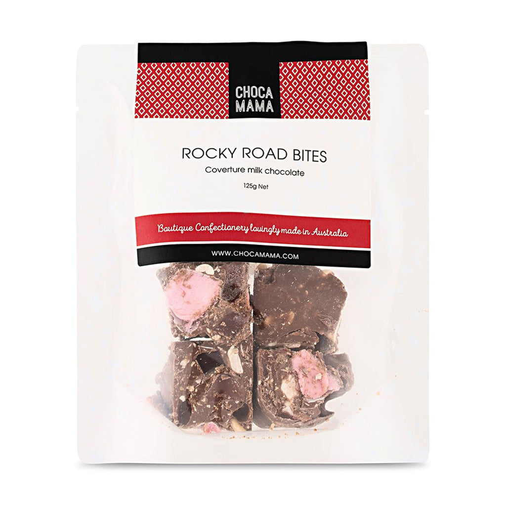Milk Rocky Road Bites 125g - Chocomama – National Museum Australia