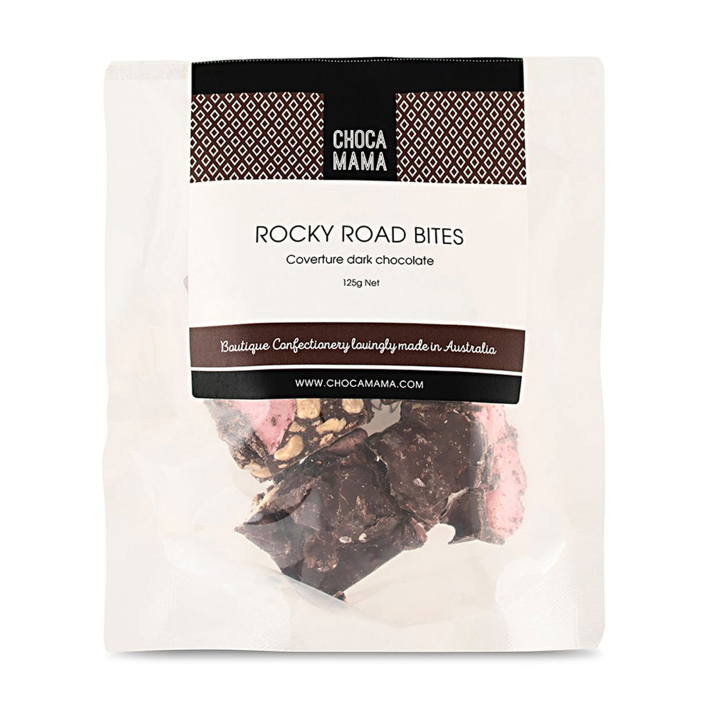Dark Rocky Road Bites 125g - Chocomama – National Museum Australia