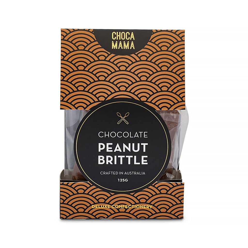 Chocolate Peanut Brittle in Window Box 125g - Chocamama – National ...