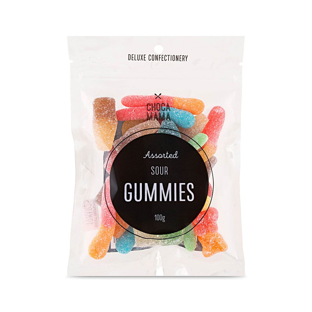 Sour Gummies 100g - Chocamama – National Museum Australia