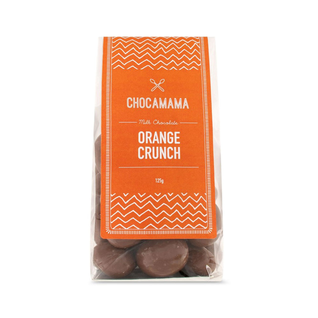 Milk Chocolate Orange Crunch 125g - Chocamama – National Museum Australia