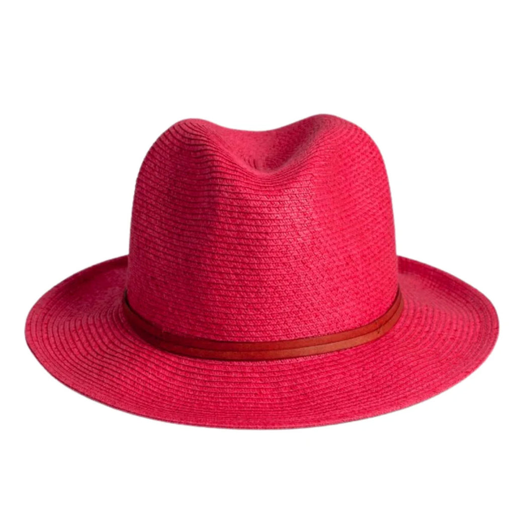 Borsalino Hat Leather Strap Fuchsia - French Bazaar – National Museum ...