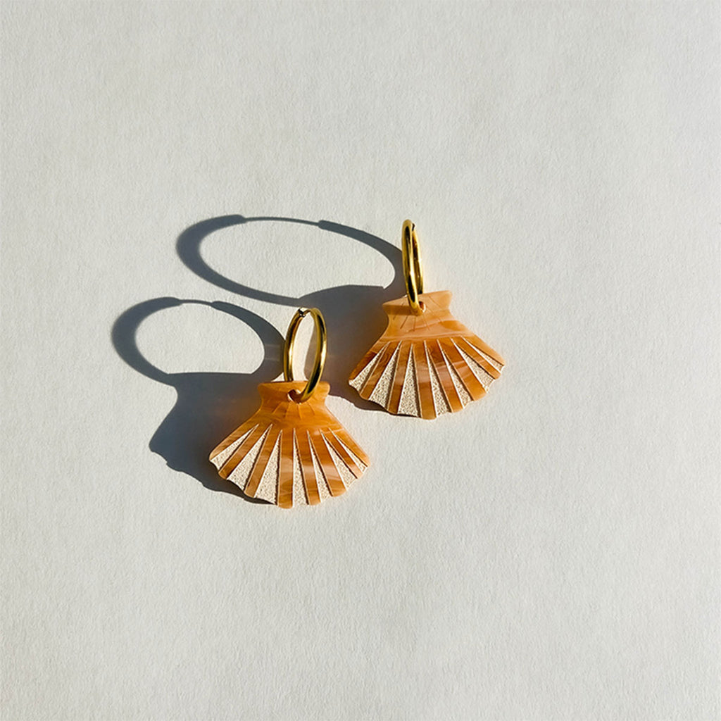 Earrings There Used to be Sea (Shell) - Concrete Jellyfish – National ...