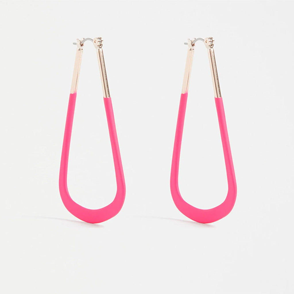 Earrings Kuulo Hoop Hot Pink - Elk – National Museum Australia