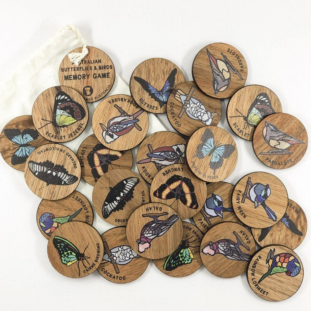 Memory Game Birds and Butterflies - Buttonworks – National Museum Australia