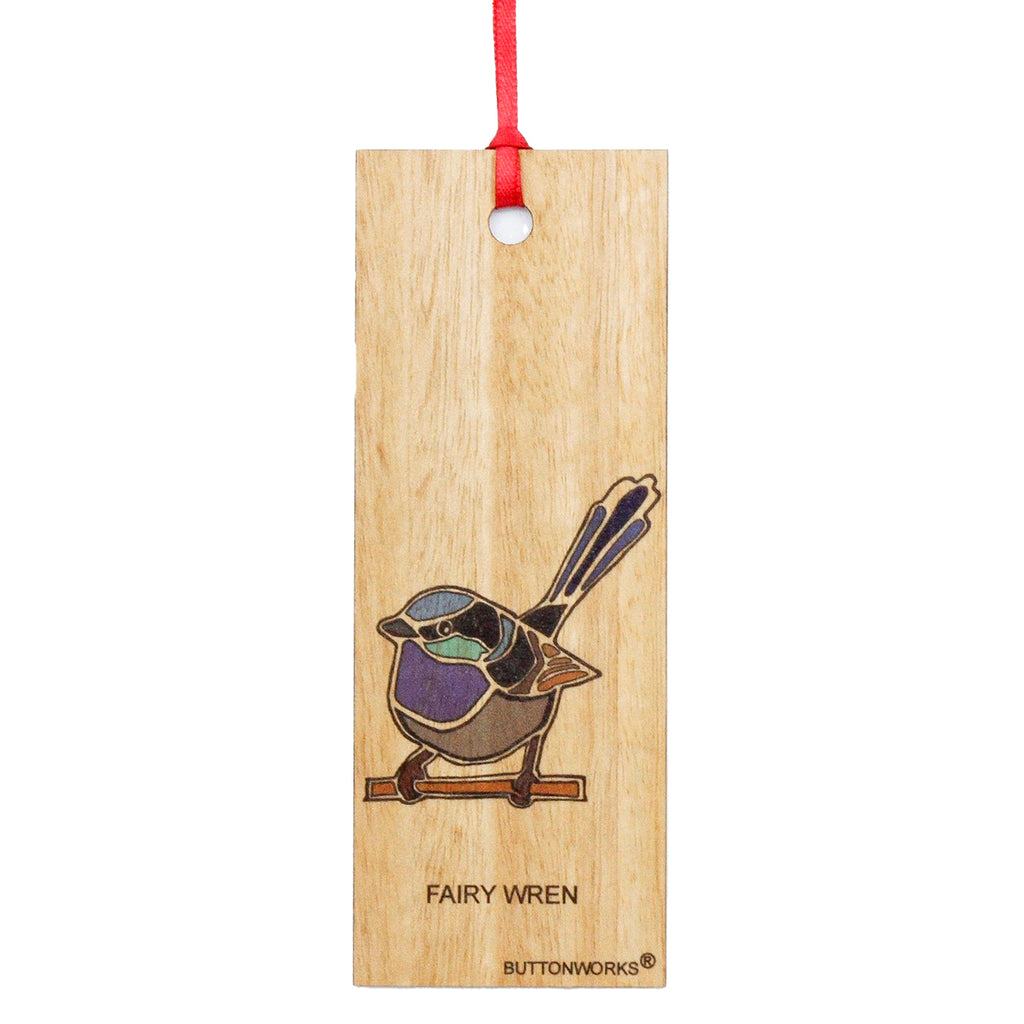 Bookmark Coloured Fairy Wren - Buttonworks – National Museum Australia