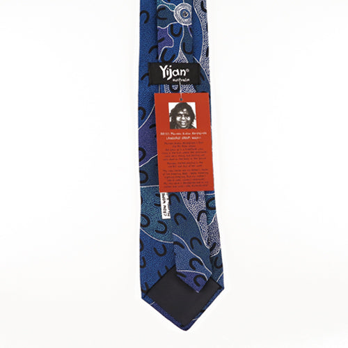 Tie Maureen Hudson Crow Women Blue - Yijan – National Museum Australia