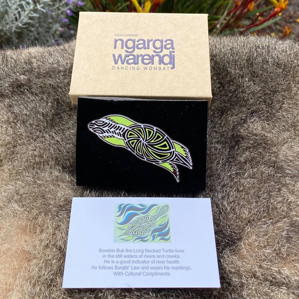 Brooch/Pin Barebin Buk the Turtle - Ngarga Warendj – National Museum ...