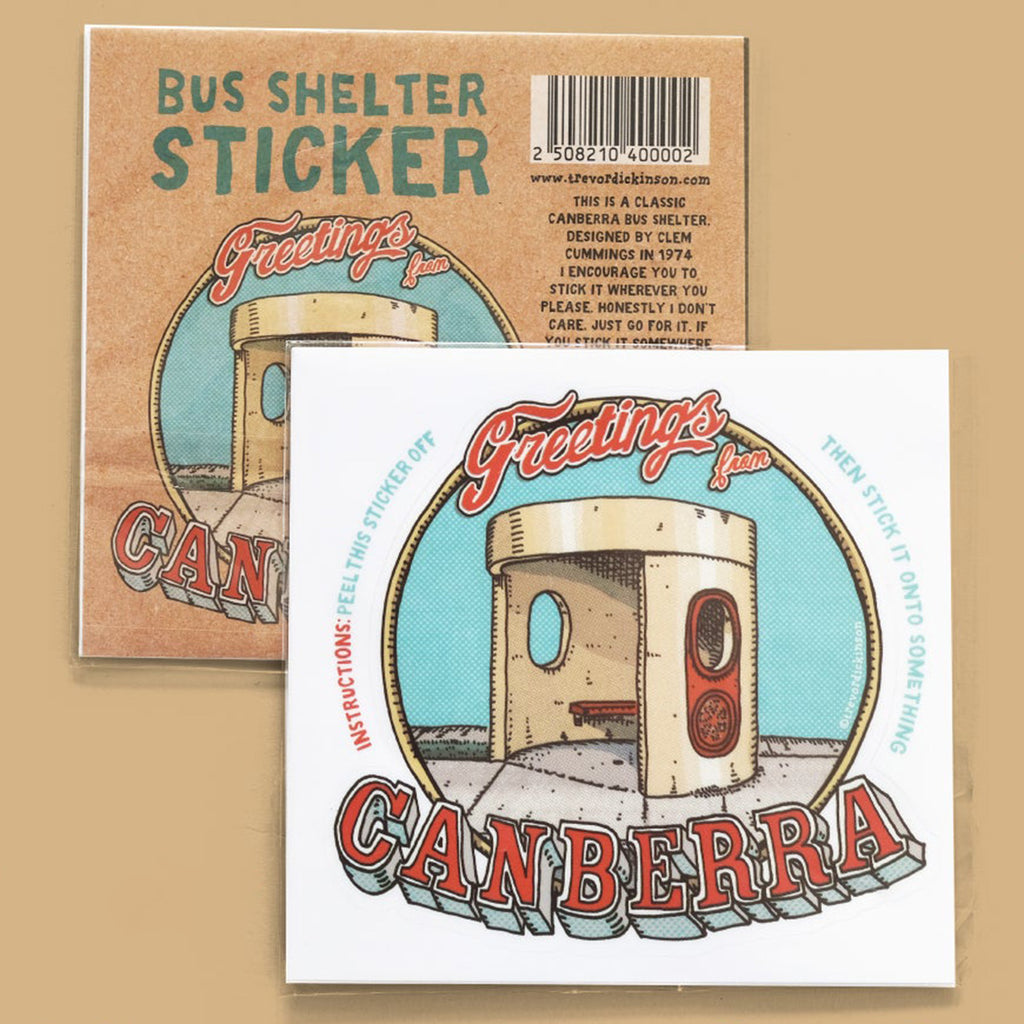 Sticker Bus Shelter - Trevor Dickinson – National Museum Australia