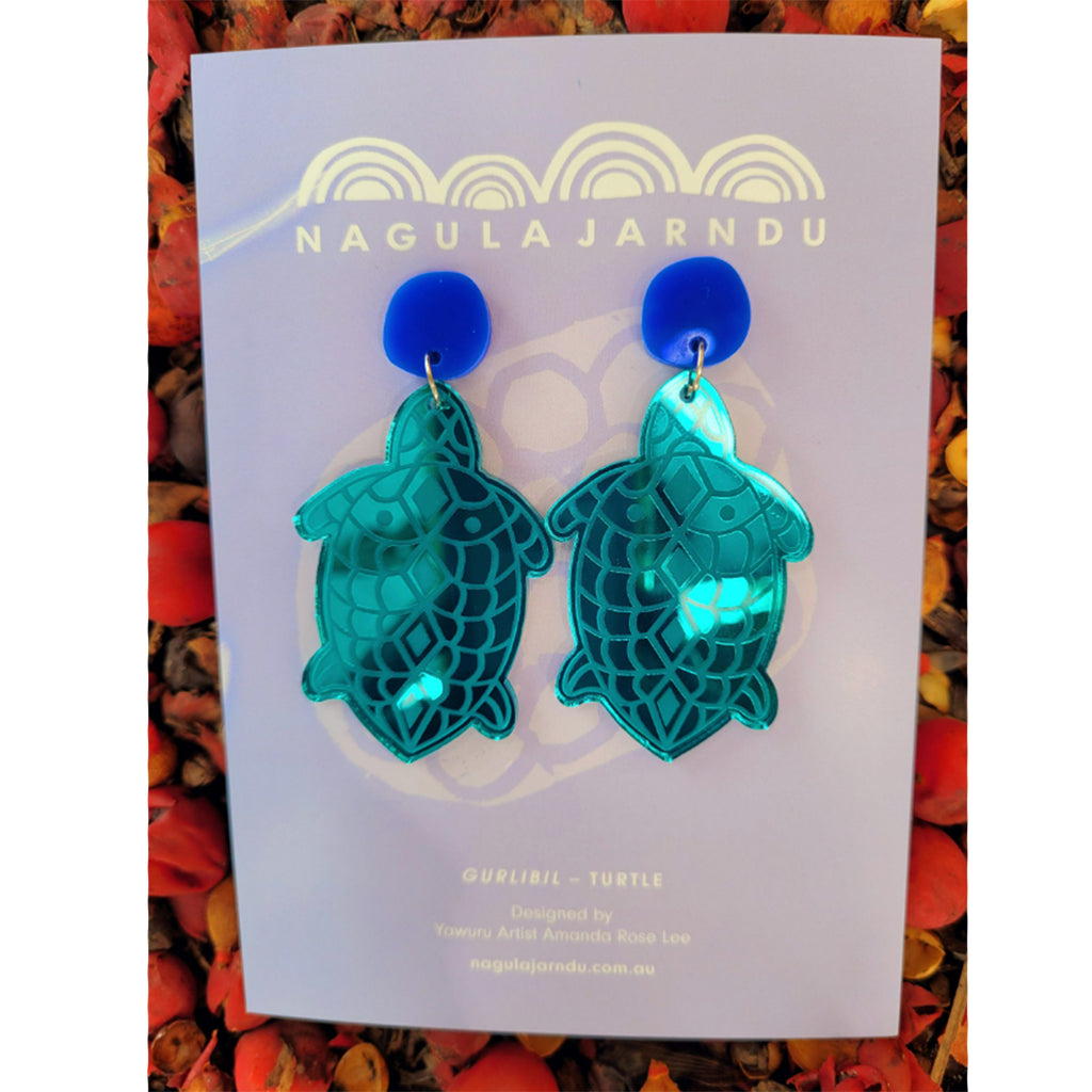 Earrings Gurlibil (Sea Turtle) Amanda Rose Lee - Nagula Jarndu ...
