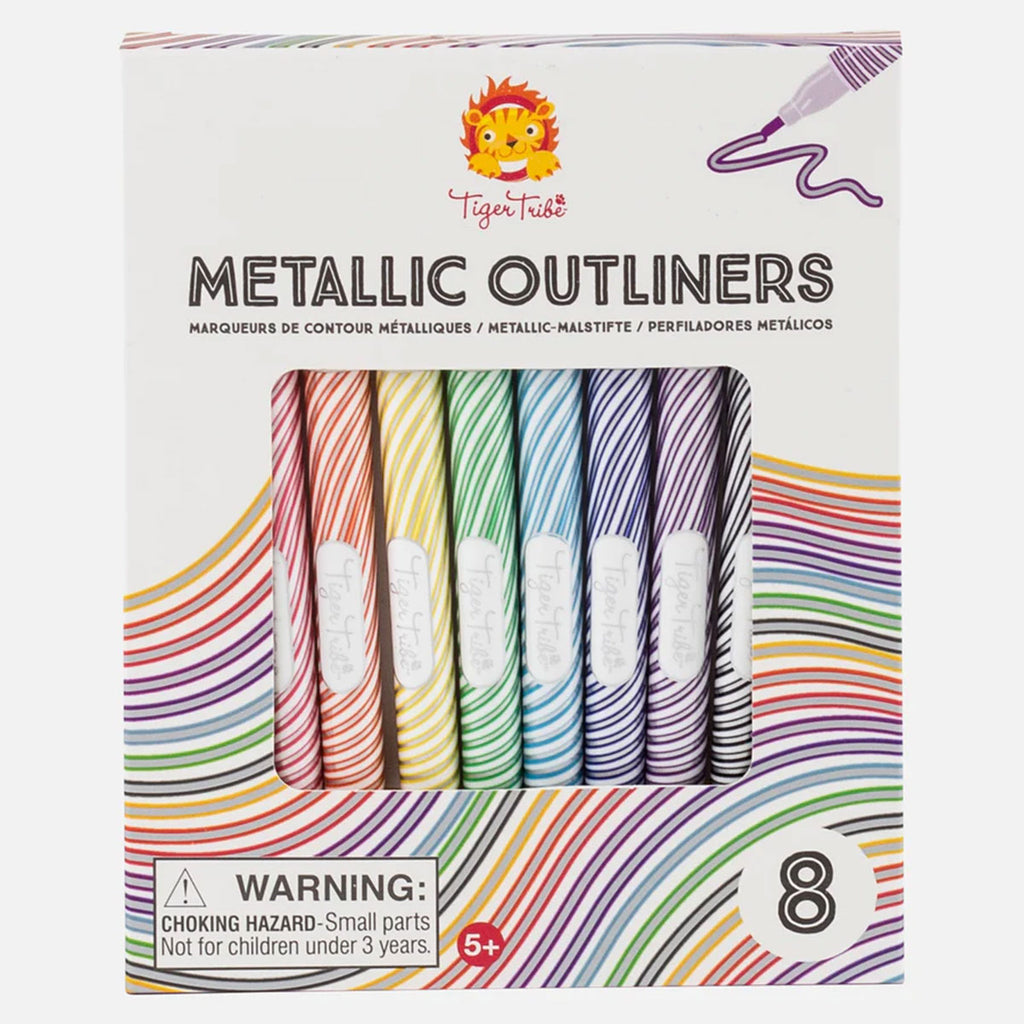 Metallic Outliners Pen Set - Tiger Tribe – National Museum Australia