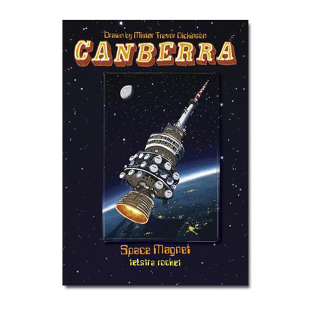 Magnet Telstra Tower Rocket - Trevor Dickinson – National Museum Australia