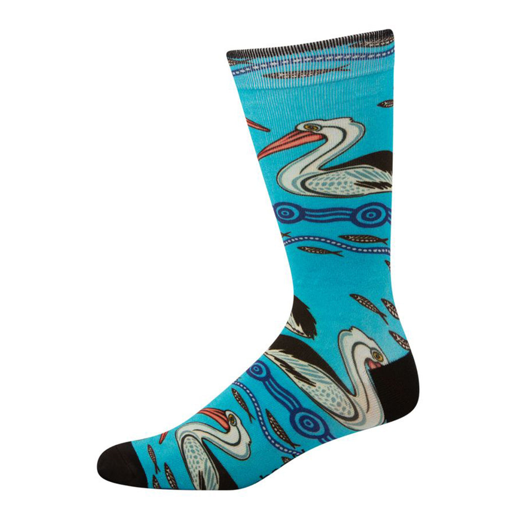 Socks Pelican 7-11 Indigenous Art Work By Nathan Patterson - Bamboozld ...